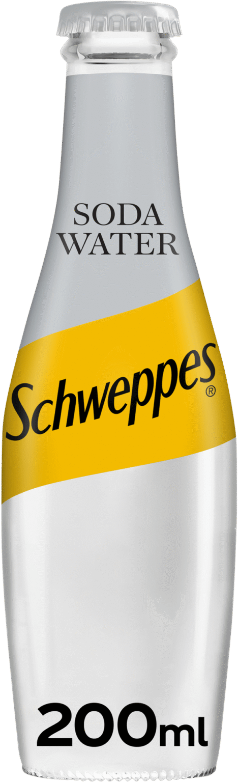Schweppes Soda Water 24 x 200ml NRB | Hops & Barley